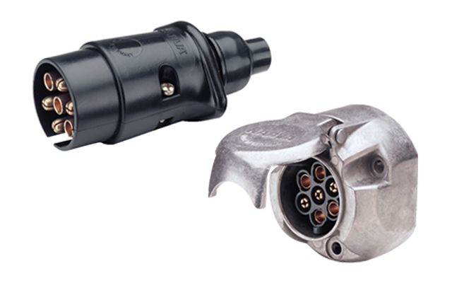 Narva | 7 Pin Large Round Plug/Socket