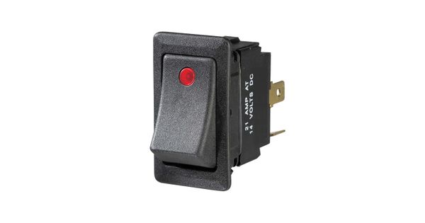 Narva | Illuminated Off/On Heavy-Duty Rocker Switch (Red)