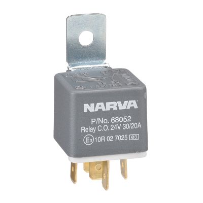 Narva | #N# 24V 30A/20A CHANGE-OVER 5 PIN RELAY WITH RESISTOR