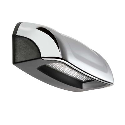 Narva | 10-30 VOLT MODEL 8 LED LICENCE PLATE LAMP CHROME/BLACK HOUSING ...