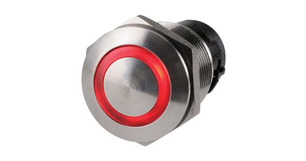 Narva | OFF/ON LED PUSH BUTTON SWITCH (RED) (Blister pack of 1)