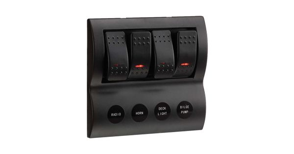 Narva | 4-Way LED Switch Panel with Fuse Protection