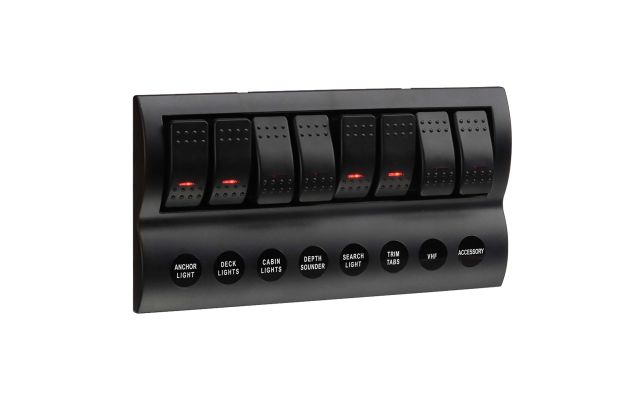 Narva | 8-Way LED Switch Panel with Fuse Protection