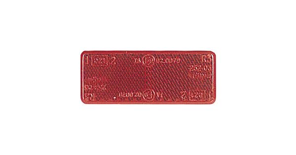 Narva | Red Retro Reflector with Self Adhesive