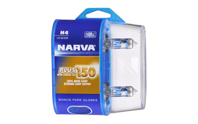 Narva | H4 12V 60/55W P43T PLUS150 GLOBES (2)