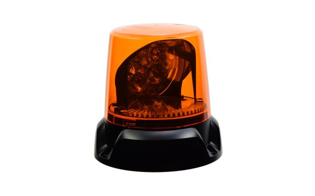 Narva | 12/24V Aeromax LED Rotating Beacon, 3 bolt mount (Amber)