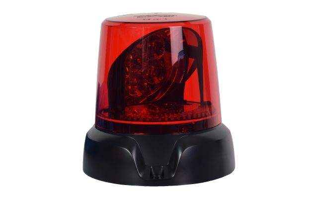 Narva | 12/24V Aeromax LED Rotating Beacon, 3 bolt mount (Red)