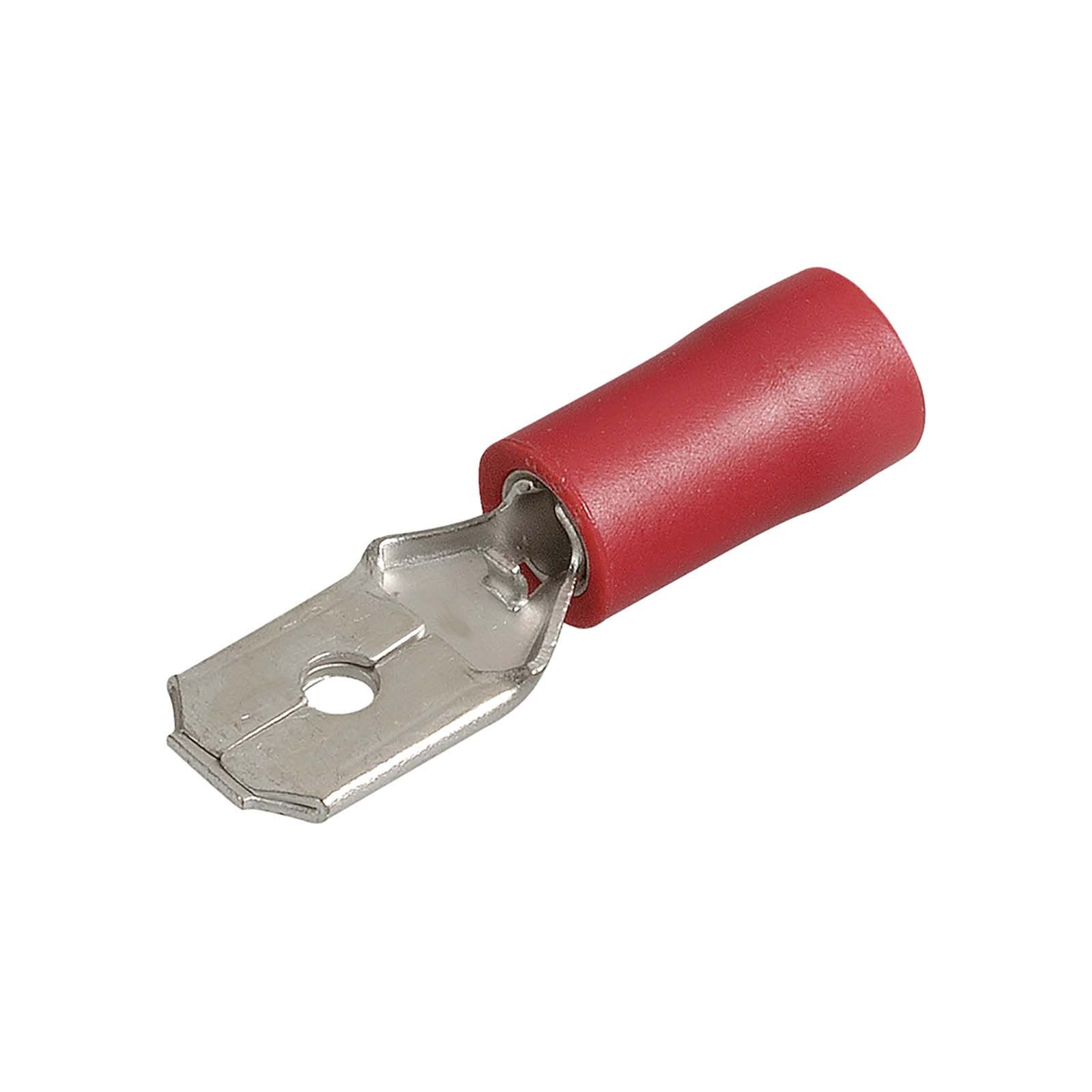 Narva | MALE BLADE TERMINAL RED 6.3mm
