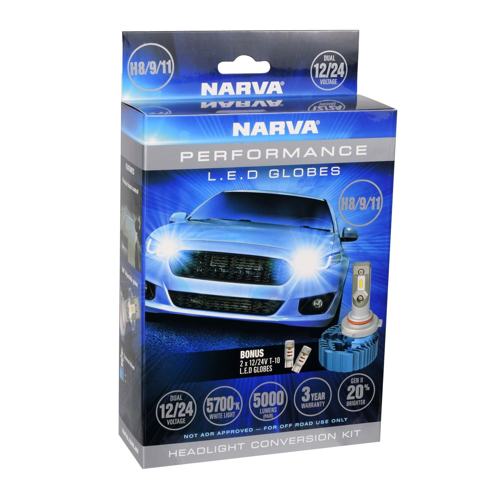 Narva | H8/H9/H11 12/24V LED CONVERSION BASE PGJ19-1/PGJ19-5/PGJ19-2