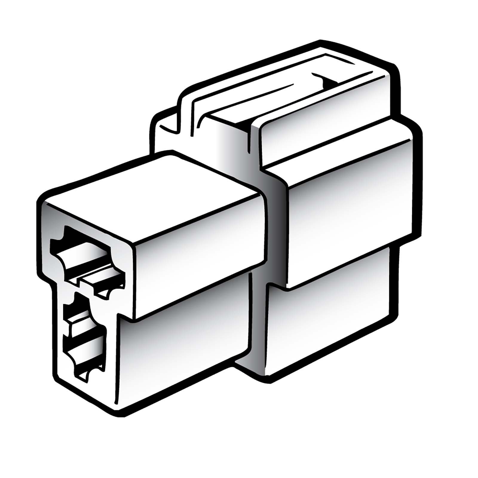 Narva | 2 WAY FEMALE QUICK CONNECTOR HOUSING (10 pack)
