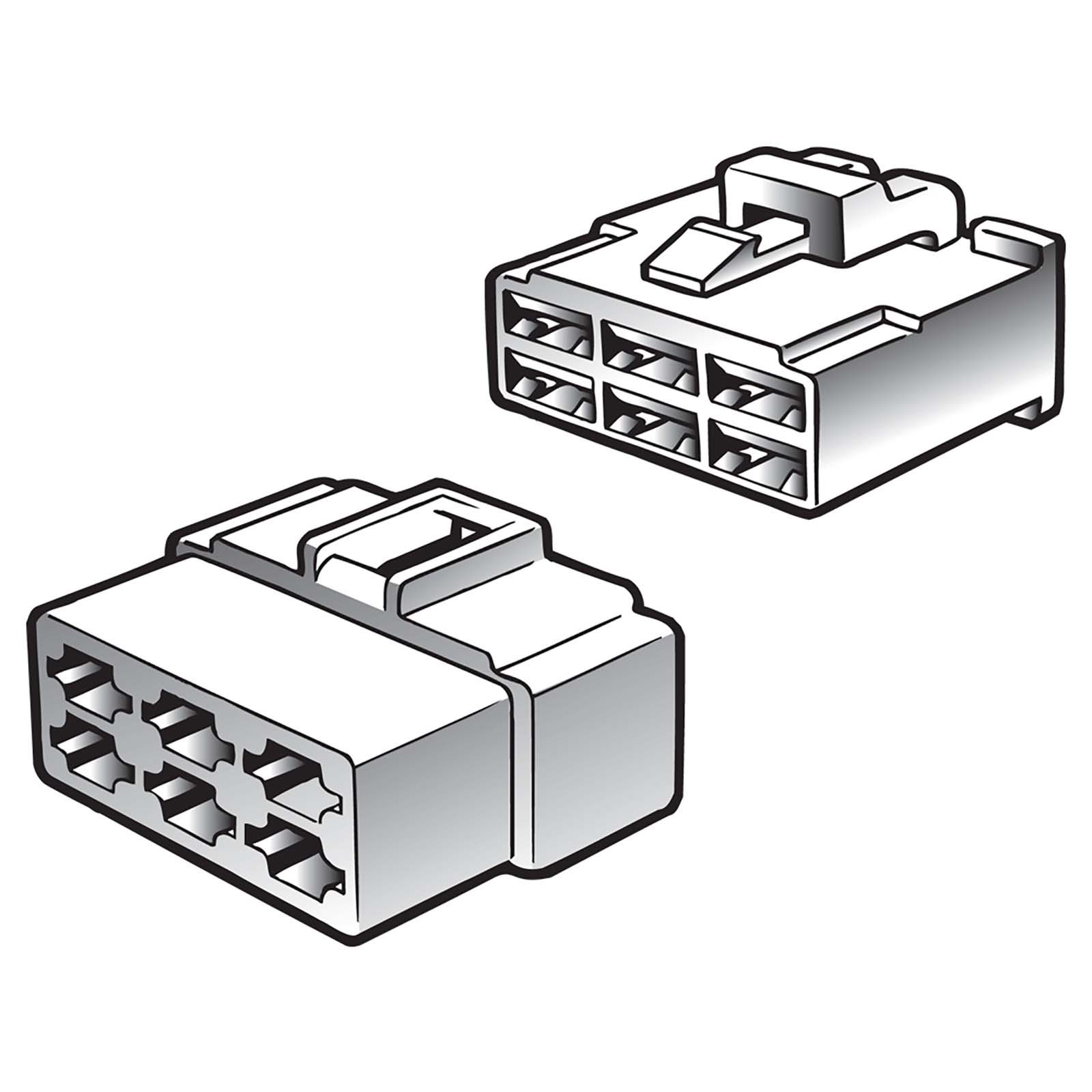 Narva | 8 WAY MALE QUICK CONNECTOR HOUSING (2 pack)