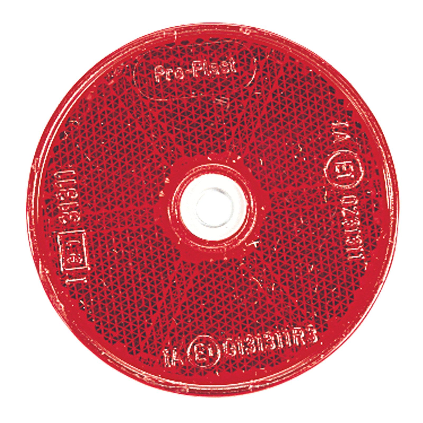 Narva | Red Retro Reflector with Central Fixing Hole