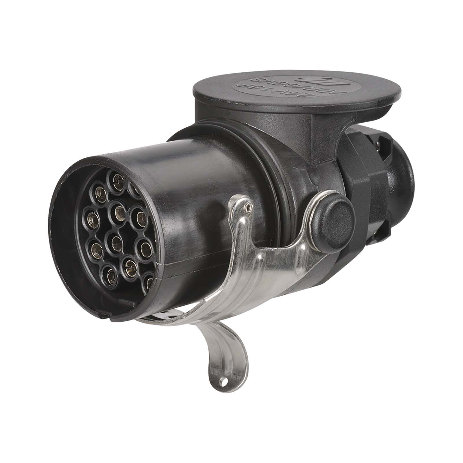 Narva | 24 Volt 15 Pin Heavy-Duty Euro Round Plastic Trailer Plug