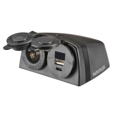 Narva | HEAVY-DUTY TWIN ACCESSORY/USB/USB-C SOCKET