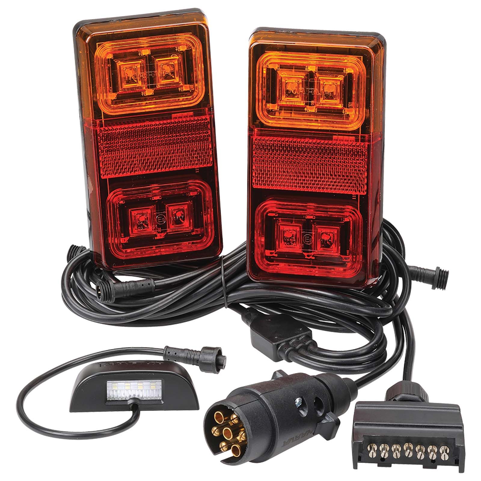 Narva | 12V MODEL 35 LED PLUG AND PLAY TRAILER LAMP KIT (RECTANGULAR LAMPS)