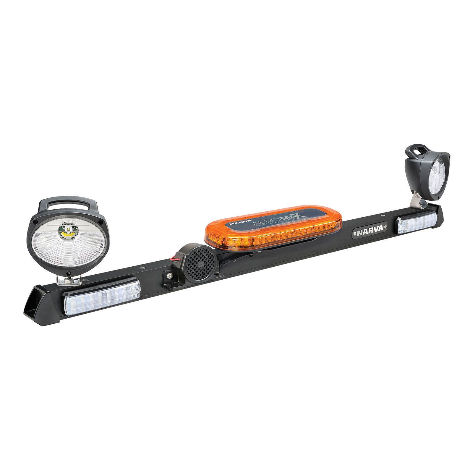 Narva | 12/24V LED AEROMAX UTILITY BAR With 72469 BROADBAND ALARM