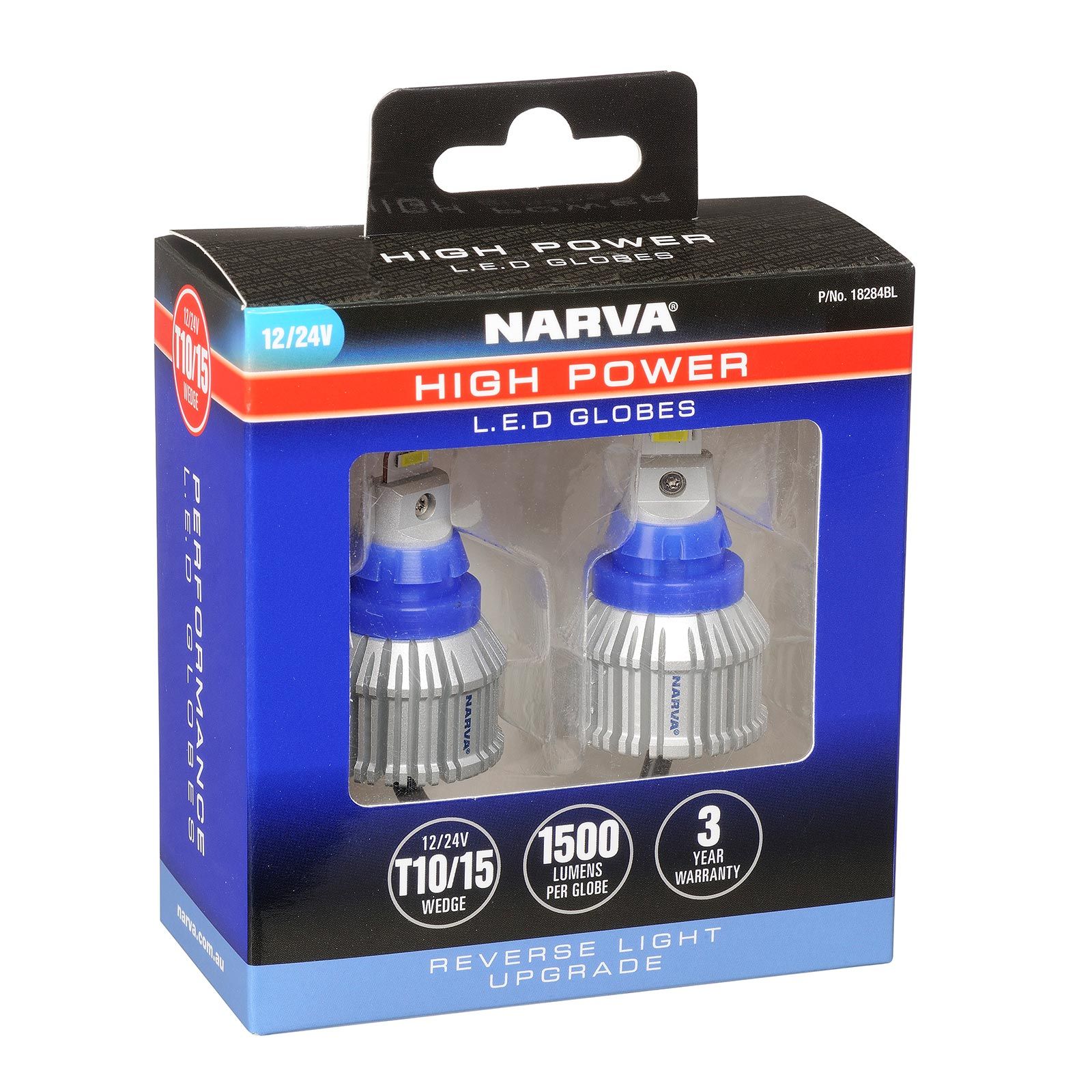 Narva | 12/24V T15 HP REV LED GLOBES(2)