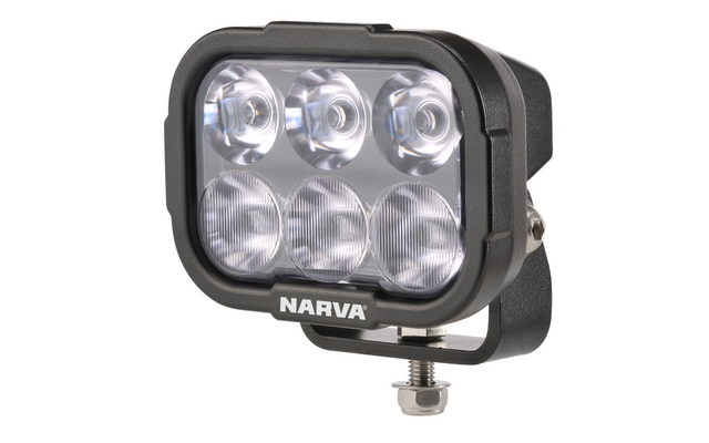 Narva | 9-33 VOLT HEAVY-DUTY LED WORK LAMP, HYBRID BEAM - 6 X 8W