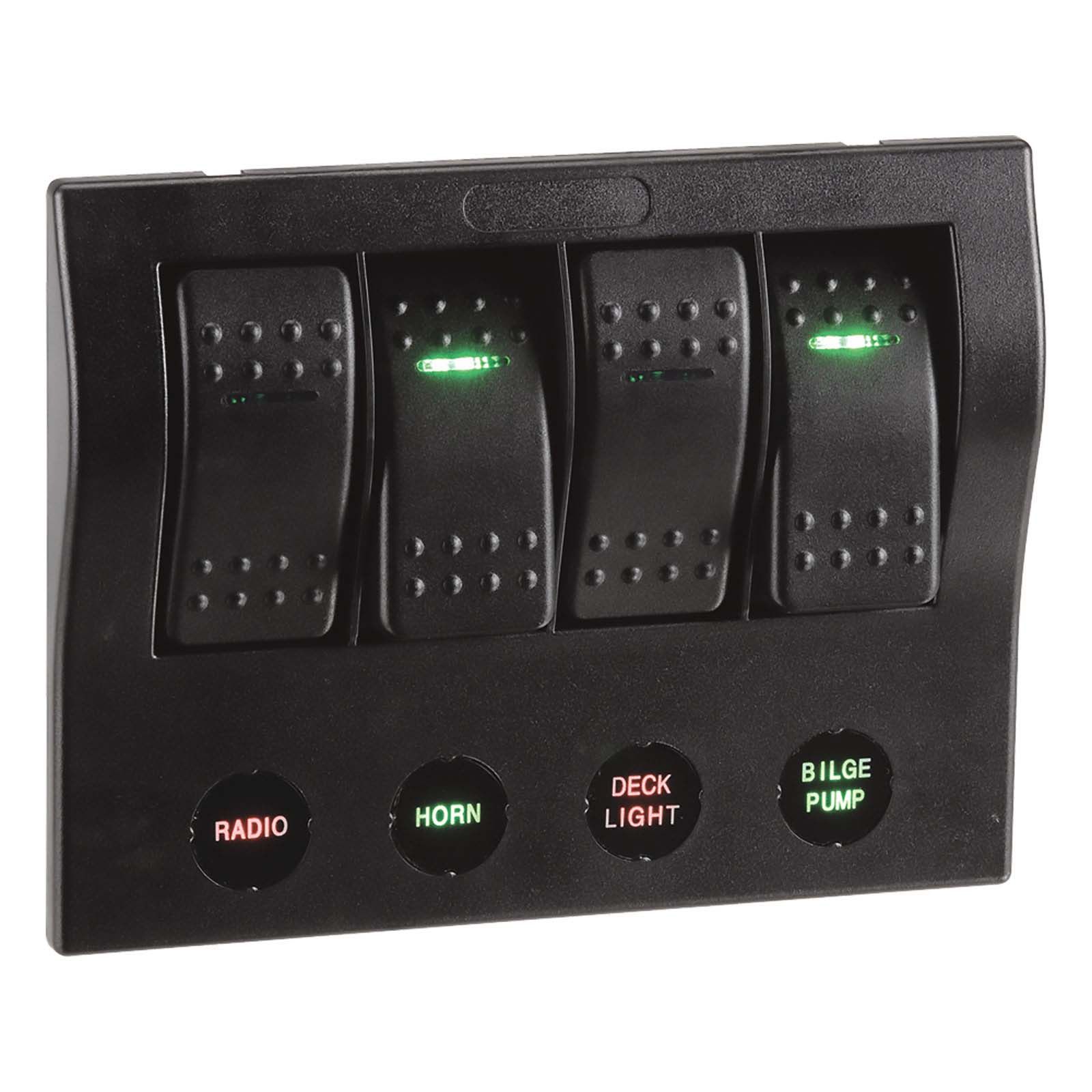 Narva | 4-Way LED Switch Panel with Circuit Breaker Protection