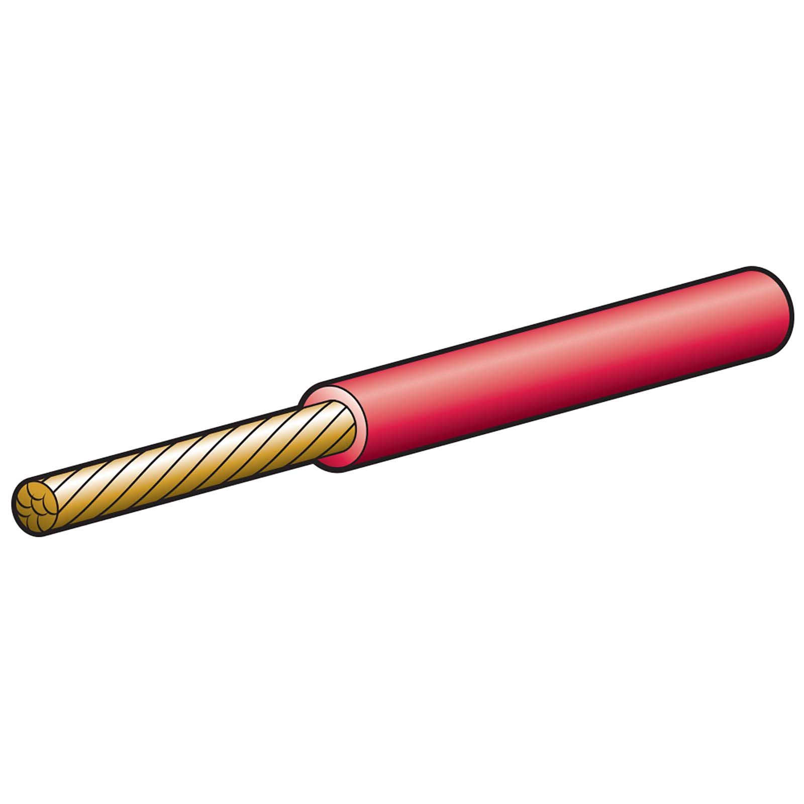 Narva | 15A 4MM RED SINGLE CORE CABLE (30M)