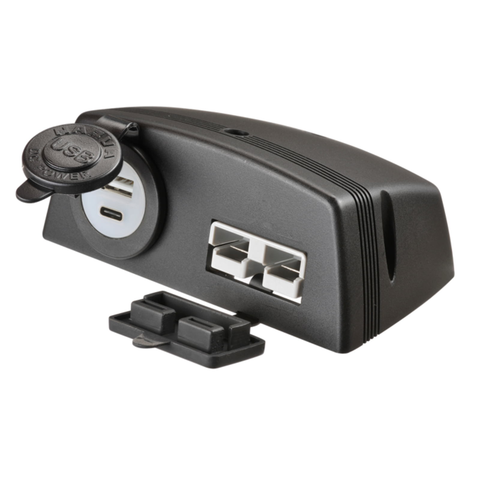 Narva | HEAVY-DUTY TWIN 50 AMP HD CONNECTOR/USB/USB-C SOCKET