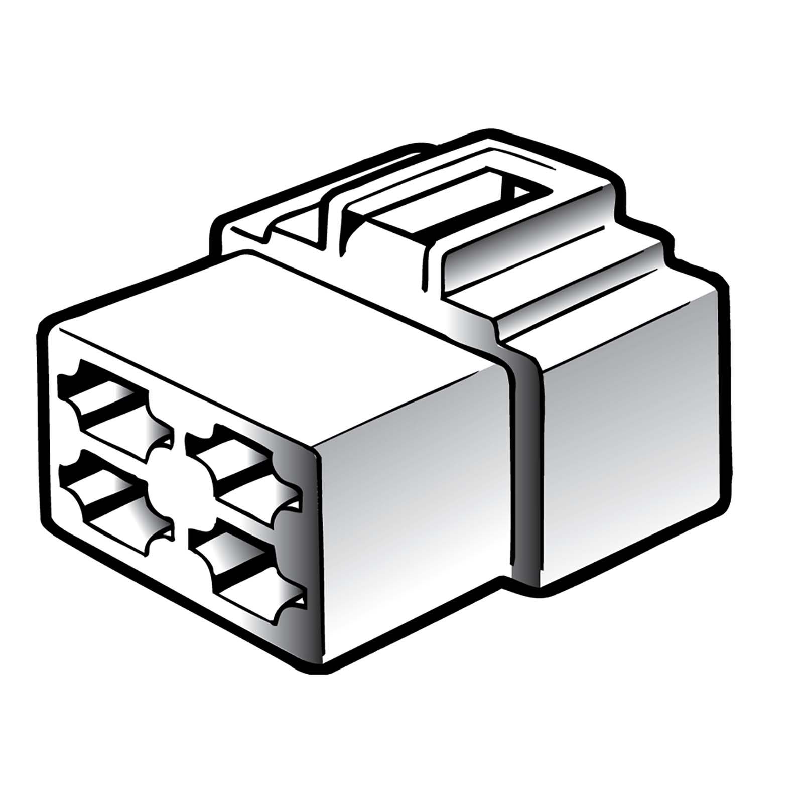 Narva | 4 WAY FEMALE QUICK CONNECTOR HOUSING (10 pack)