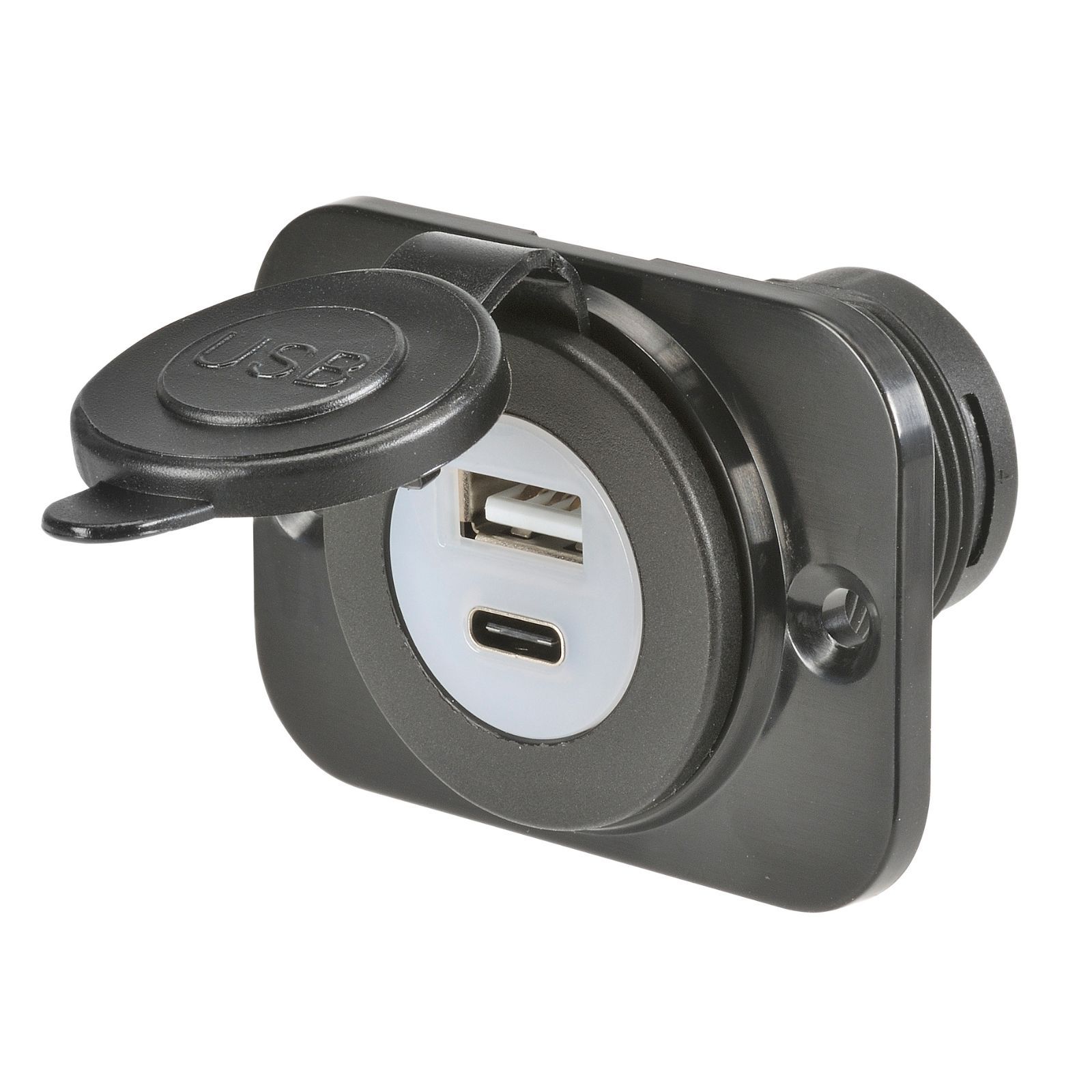 Narva | USB A + USB C SINGLE SOCKET F/