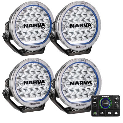 Narva | ULTIMA MK3 215 LED TRANSPORT DRIVING LIGHTS KIT - HYBRID