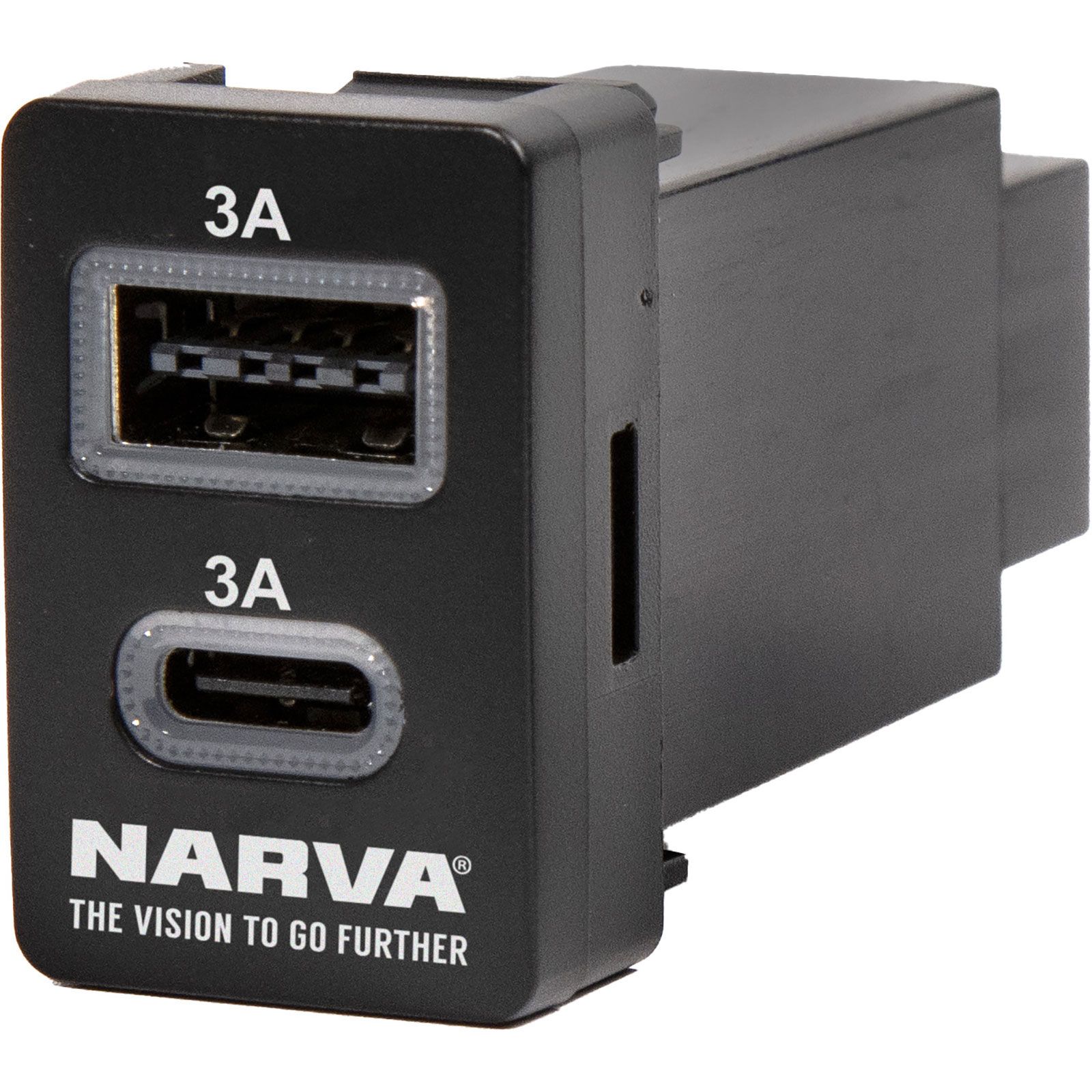 Narva | 12 VOLT ILLUMINATED USB-C PORT (BLUE)