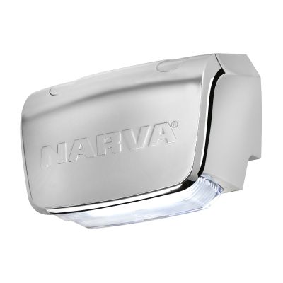 Narva | 9–33 VOLT 3 LED LICENCE PLATE LAMP IN CHROME HOUSING AND 0.5M CABLE